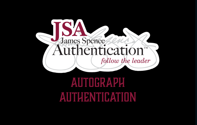 JSA Memorabilia Authentication Submission – Autographs, Jerseys, and ...